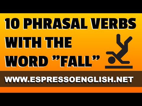 Learn 10 English Phrasal Verbs with FALL