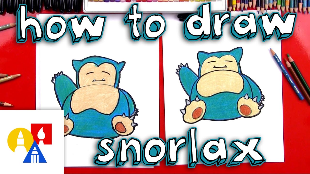 How To Draw Snorlax Pokemon