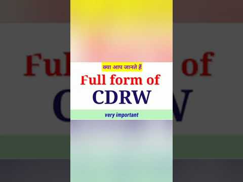 What is the full form of CRDW|| CRDW full form #patwari #viral #fullform #newvideo #computer #shorts