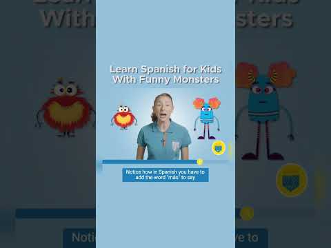 Learn Spanish for Kids With Funny Monsters