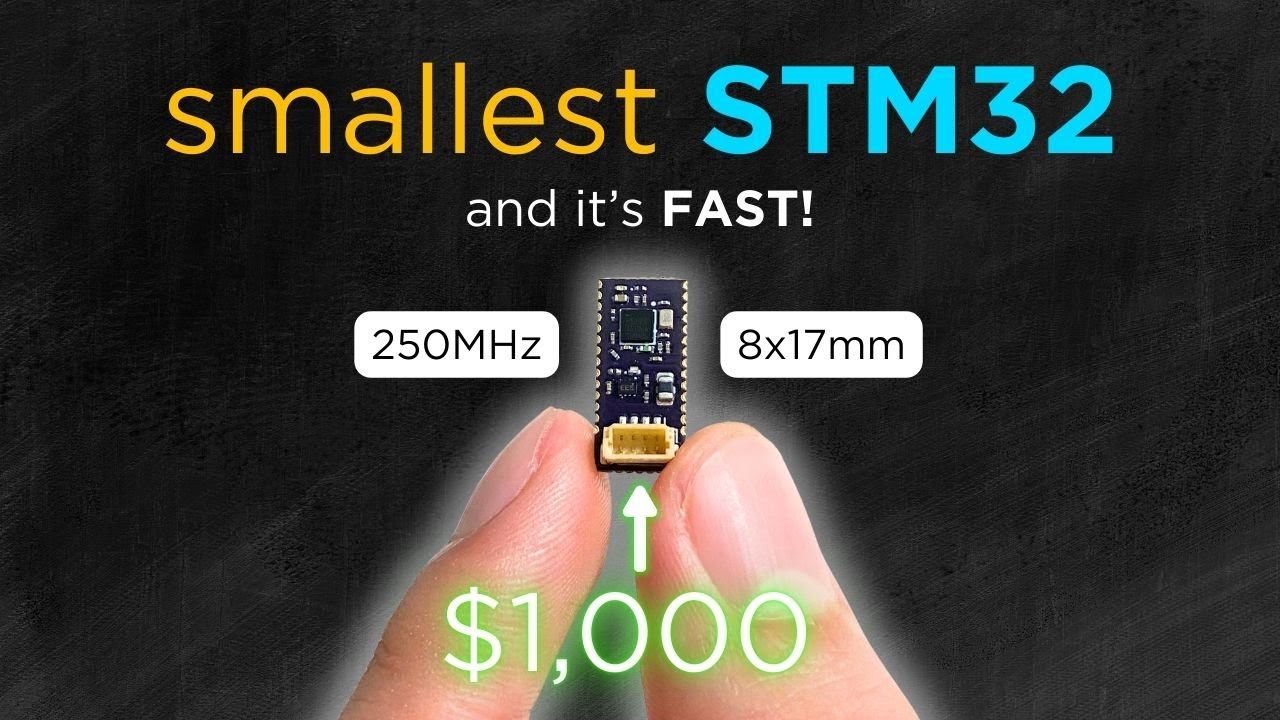 I made a tiny STM32 module which OUTPERFORMS ESP32