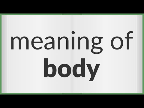 Body | meaning of Body