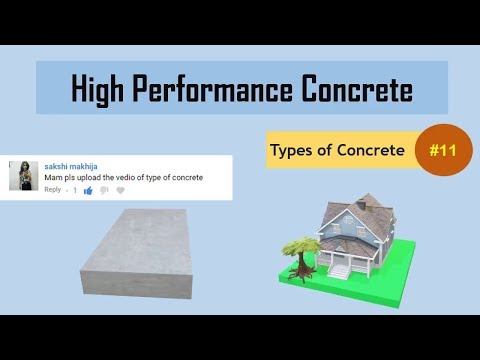 What is High Performance Concrete? || Types of Concrete #11