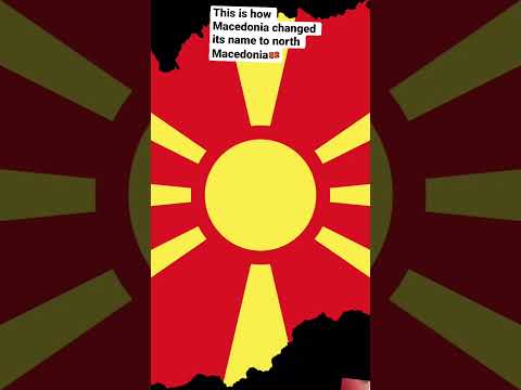 This is how Macedonia changed its name to north Macedonia #shorts #geography #history