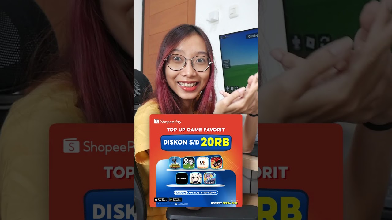 TOP UP YOUR FAVORITE GAMES SAFELY, EASY, AND WITH BIG DISCOUNTS JUST USING SHOPEEPAY!!