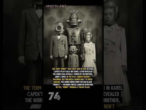 🧠 The word “robot” means forced labor #history #doyouknow #amazingfacts #factby_fact