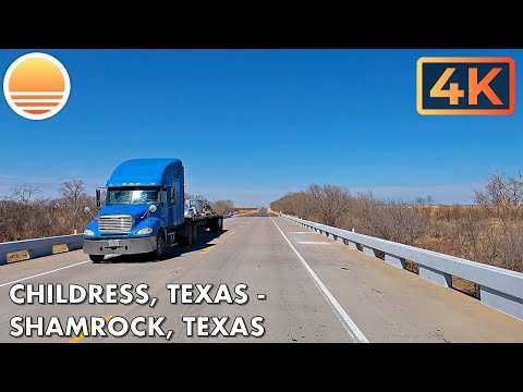 Childress, Texas to Shamrock, Texas! Drive with me!
