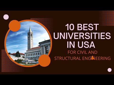 10 Best Universities in USA for Civil and Structural Engineering