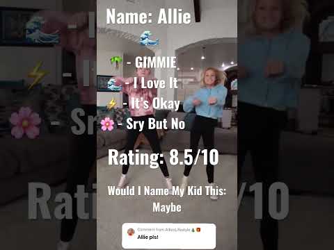 Allie ~ 🤍🌴🌸🌊⚡️ #aesthetic #shorts #recommended #names #allie