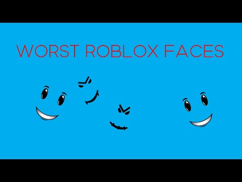 Top 10 UGLIEST roblox faces!!!