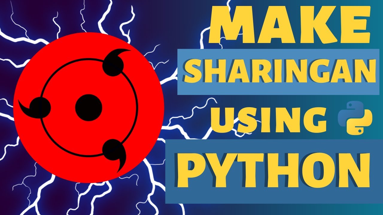 Sharingan Using python turtle #python #code_gyani