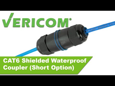 How To Assemble A CAT6 Shielded Waterproof Coupler (Short Option)