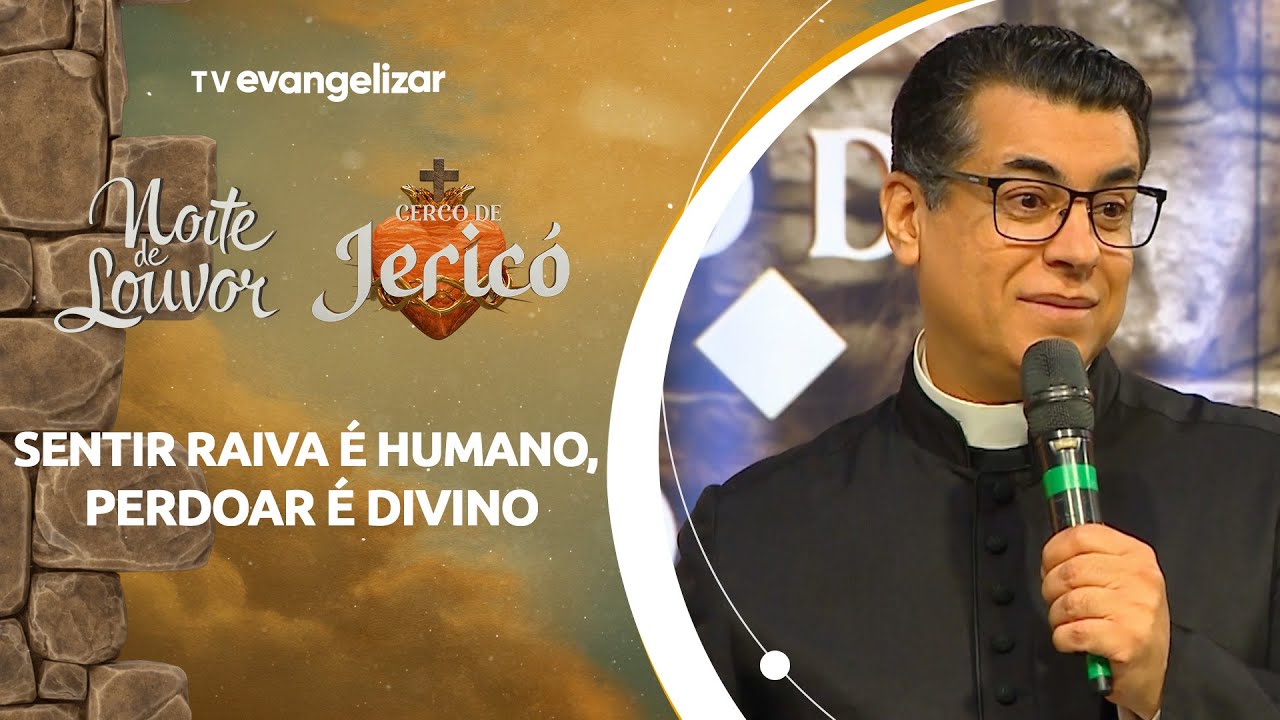 Sentir raiva é humano, perdoar é divino | Pregação com Pe. Chrystian Shankar | Noite de Louvor