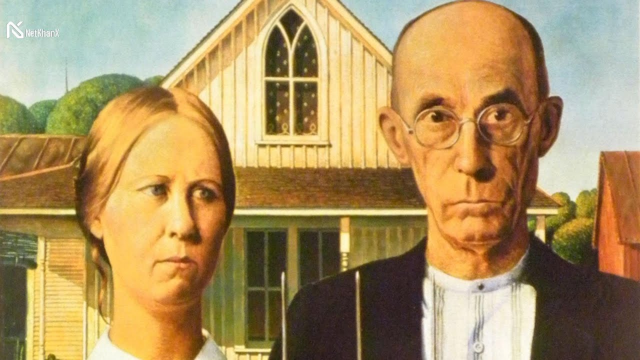 American Gothic – What’s Hiding Behind the Farmer’s Expression?