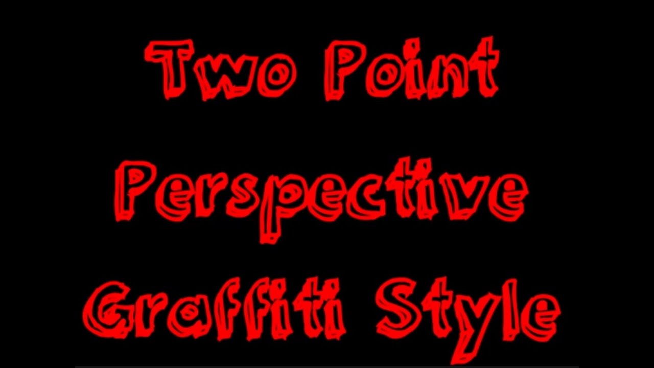 Two Point Perspective Graffiti Wall