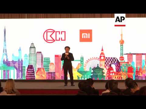 Chinese smartphone firm Xiaomi forms alliance with CK Hutchison Holdings