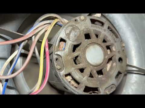 FURNACE BLOWER MOTOR REPLACEMENT WITH UNIVERSAL MOTOR #diy #blowermotor #furnace