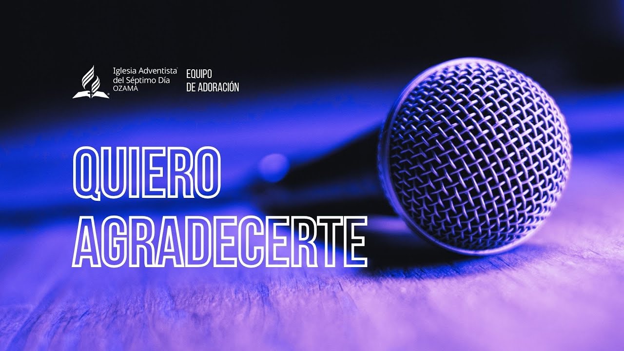 Quiero agradecerte - pista con letras