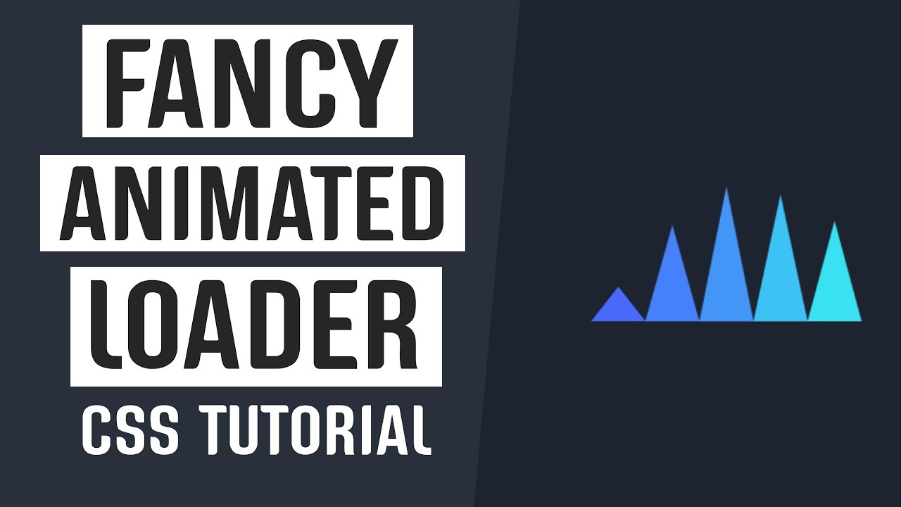 CSS Fancy Animated Loader | Loading Page Animation | CSS Tutorial