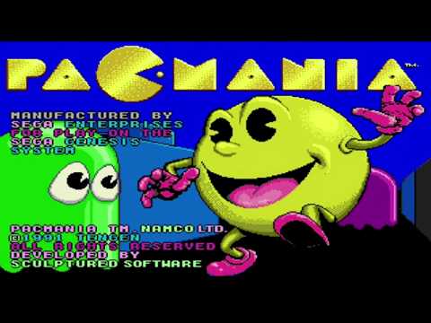 Pac Mania (Sega Genesis) - Gameplay Video
