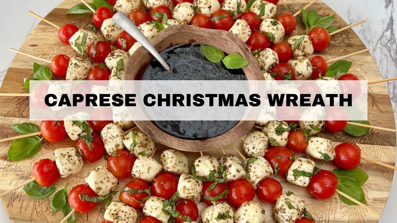 Caprese Christmas Wreath