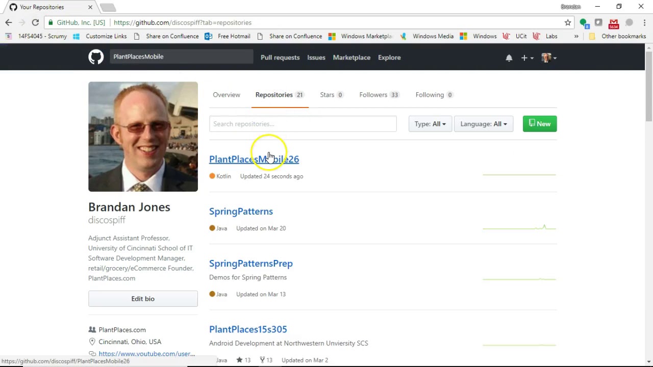 Push new Android Studio project (v26) to GitHub