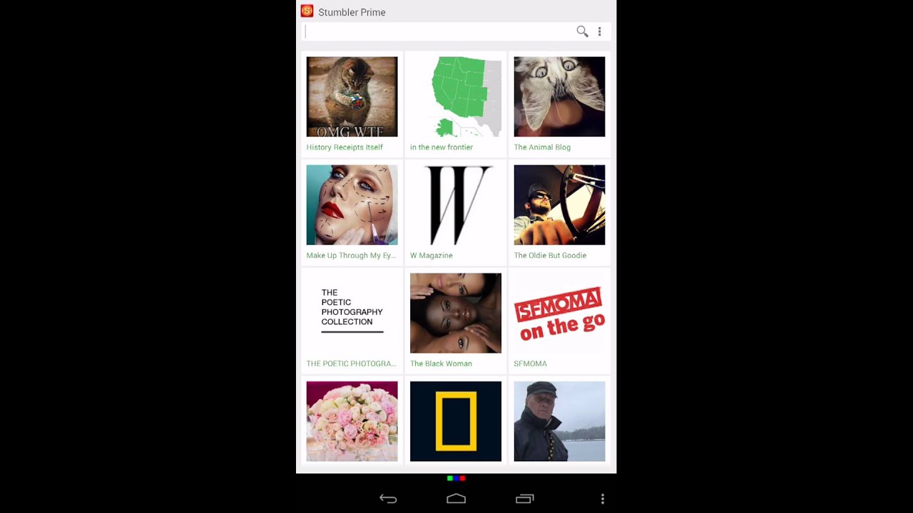Logging into Tumblr using Stumbler: Tumblr Image Search for Android