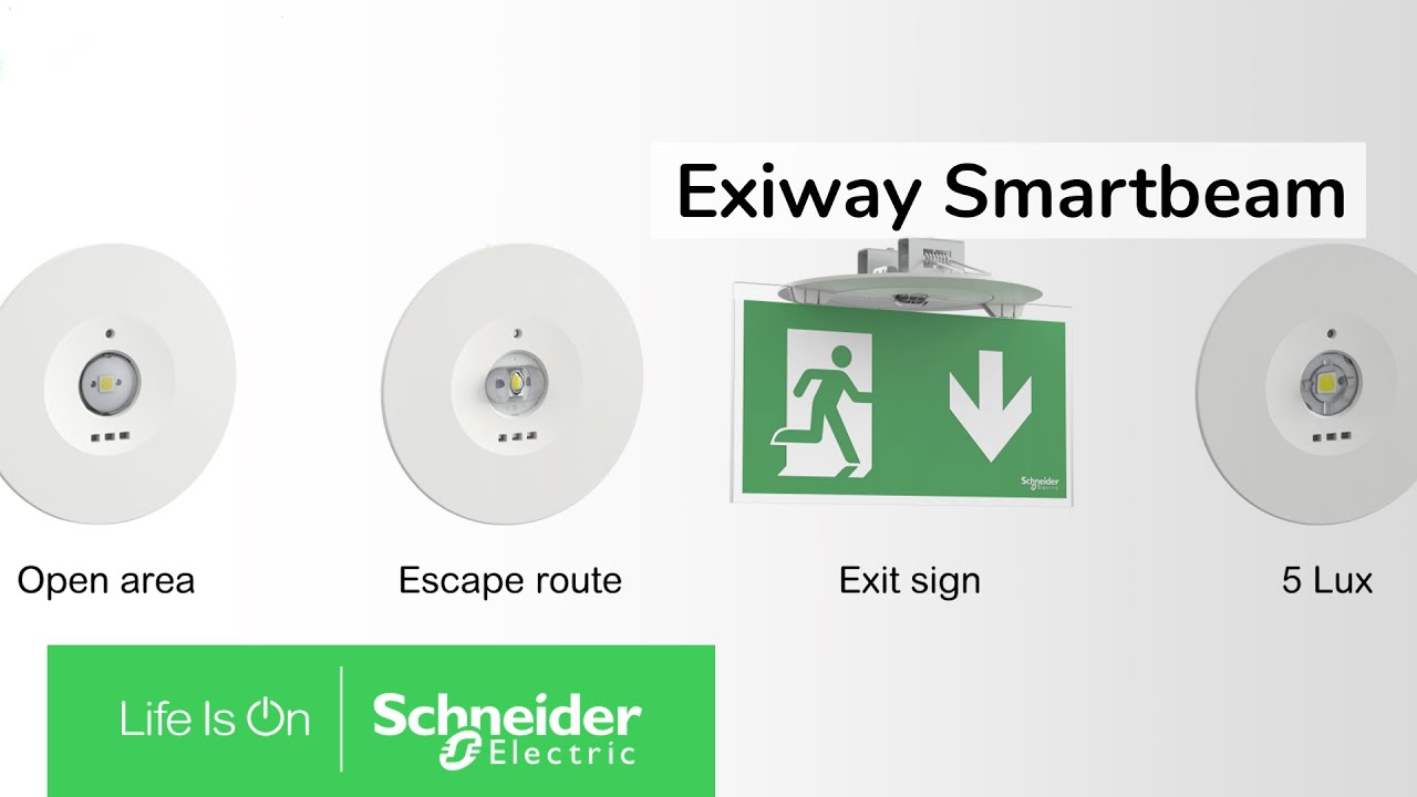 Exiway Smartbeam: Discrete Emergency Lighting for perfect integration in any environment