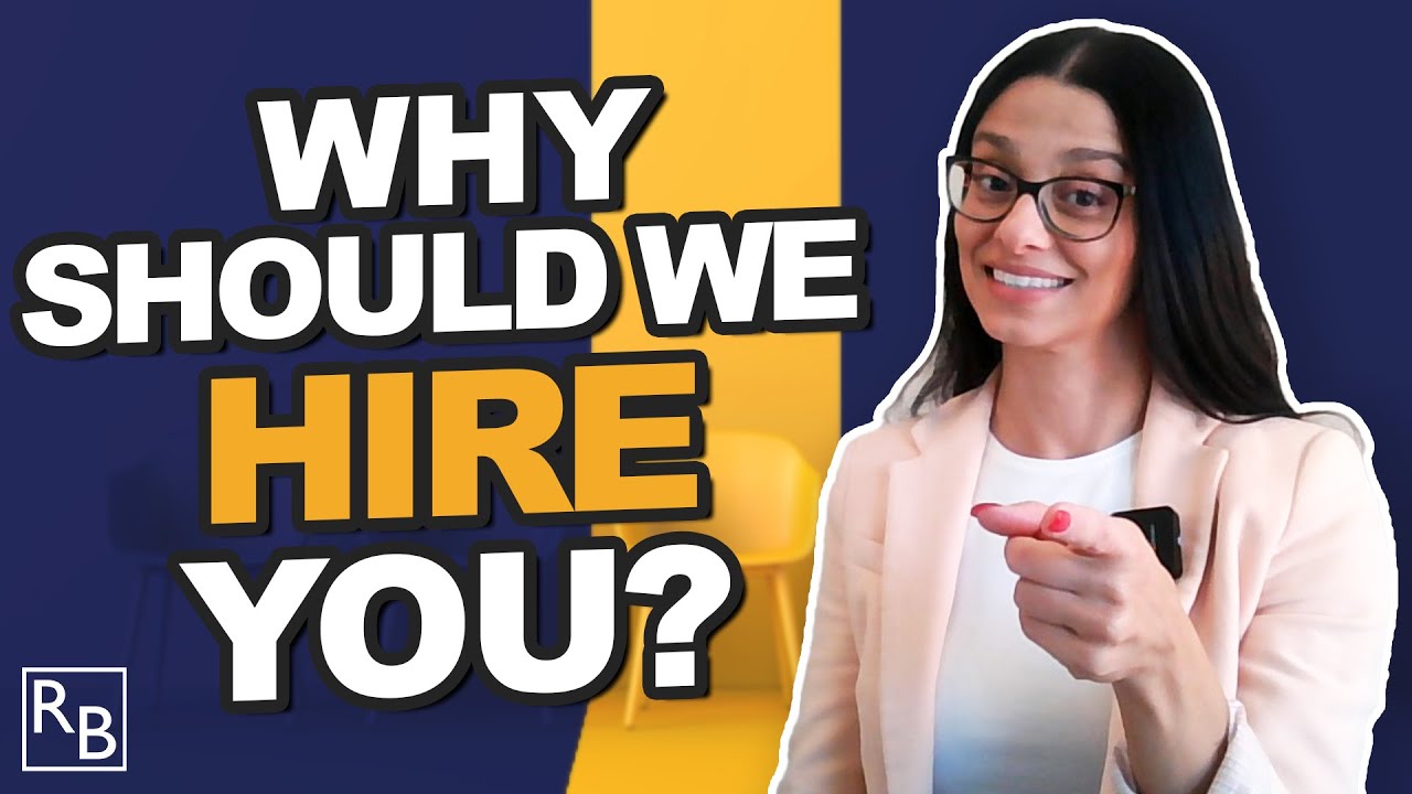 Why Should We HIRE You | BEST Answer (from former Hiring Director)