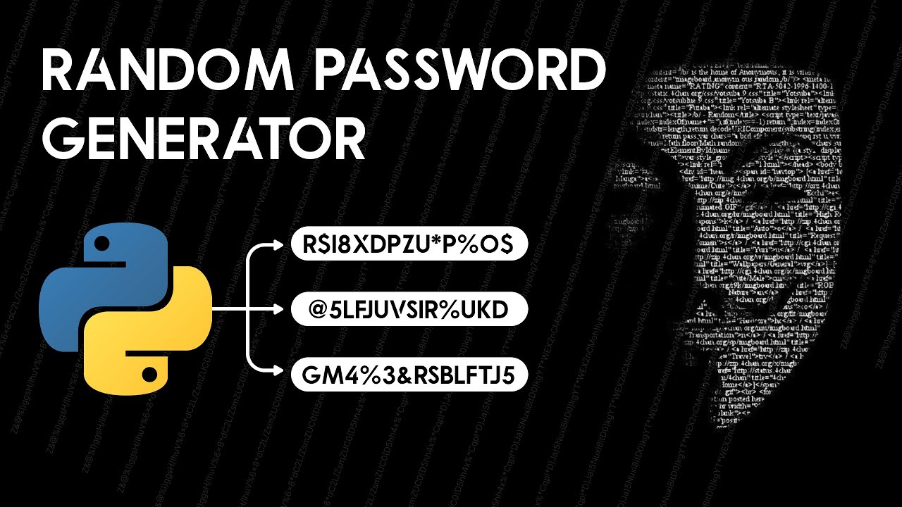 Random Password Generator in Python | Thatcodethough | Python Beginners Project
