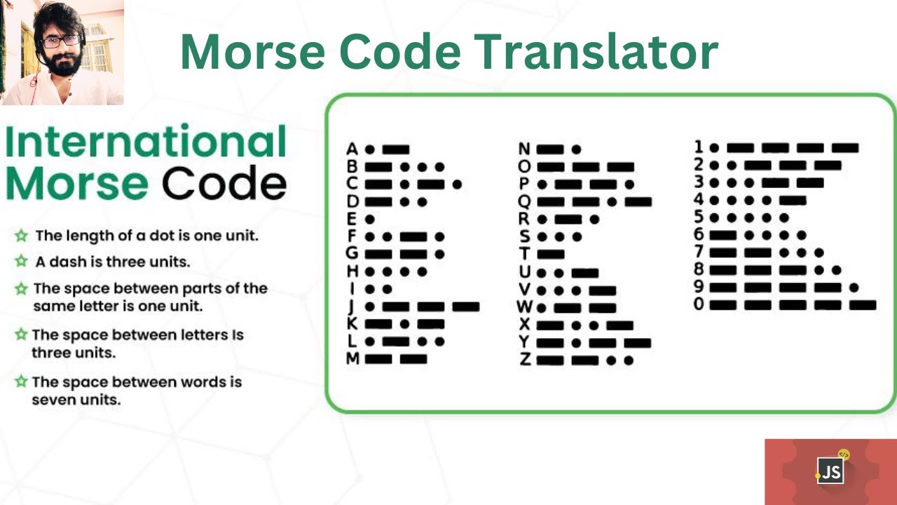 46. Morse Code Translator Using HTML, CSS & JAVASCRIPT.