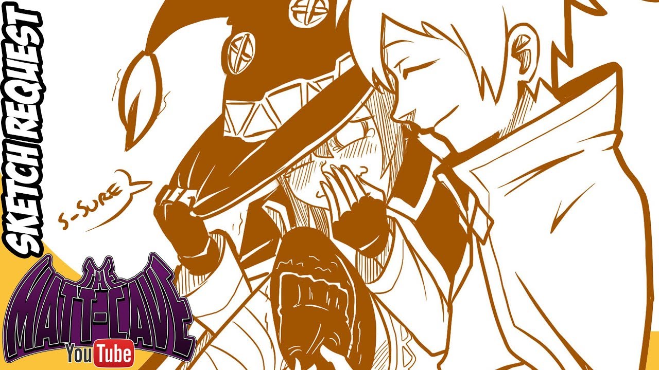 Sketch Request - konosuba Kazuma tickles Megumins foot