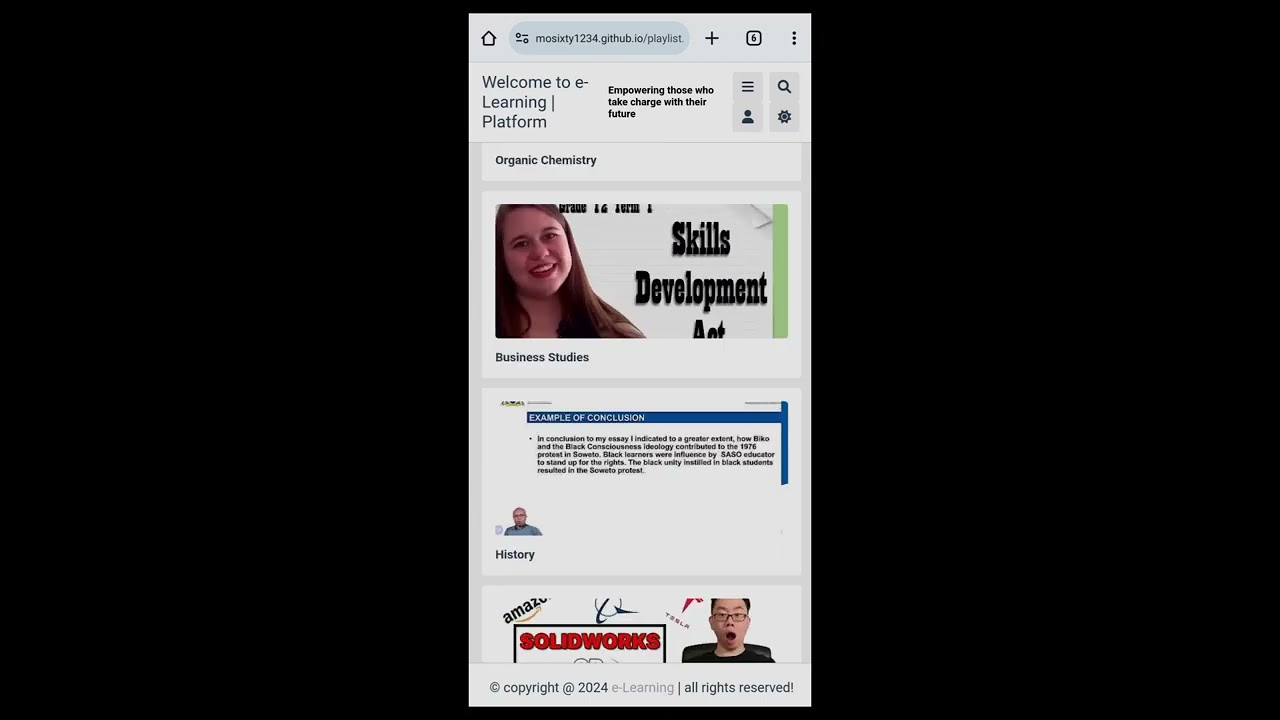 how to use e-learning website :Demo