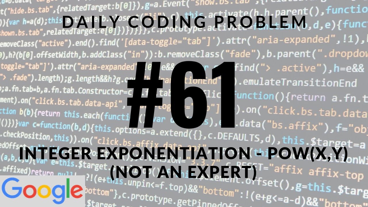 Daily Coding Problem - Problem 61 (Pow(x, y))