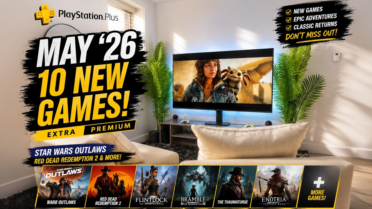 May 2026 PS Plus Extra & Premium - Complete Breakdown