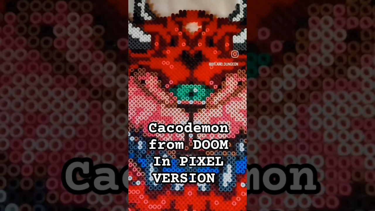 CACODEMON - DOOM | In PIXEL VERSION #shorts #doom