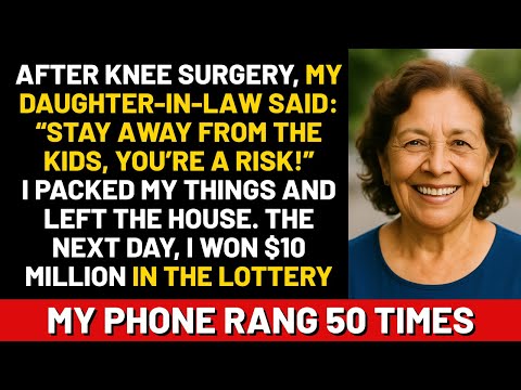 After knee surgery, my daughter-in-law said: STAY AWAY FROM THE KIDS, YOU’RE A RISK! I packed my...
