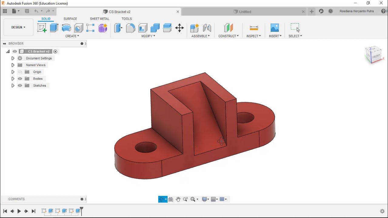 Fusion 360 Tutorial Series | CS Bracket