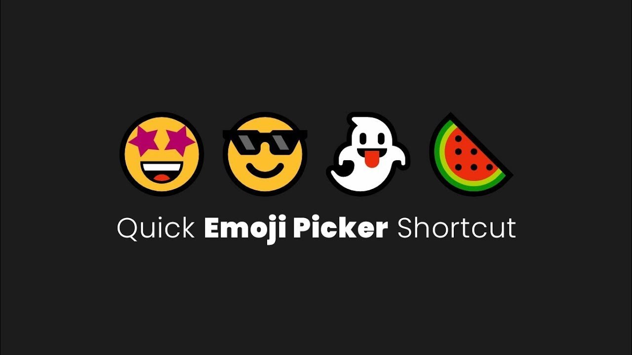 Simple Tricks Using Windows 10 Emoji Picker Shortcut  | Html And Css
