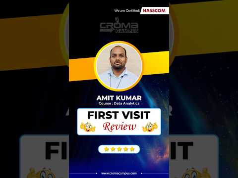 First Visit Review of Croma Campus | Amit Kumar