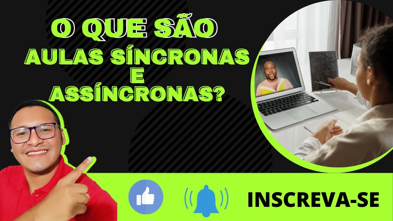 🔴O QUE SÃO aulas síncronas e assíncronas ?