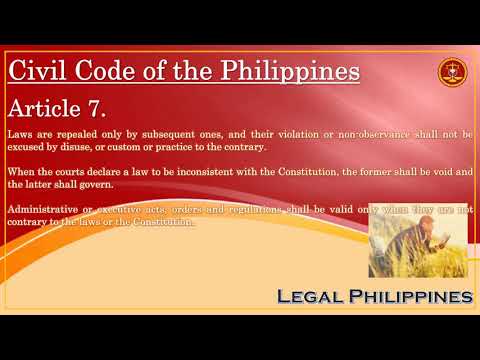 When Are Laws Repealed? | Civil Code Article 7