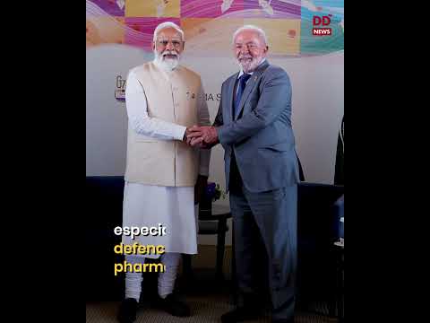 PM Modi held productive talks withBrazil President Luiz Inacio Lula da Silva in Hiroshima on Sunday