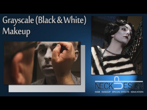 Black and White (Grayscale) Makeup Tutorial