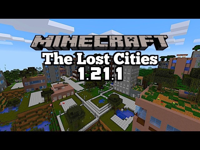 This Minecraft mod adds large abandoned cities to the game