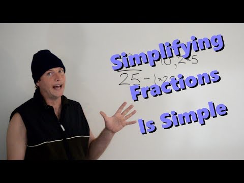 Reducing and Simplifying Fractions