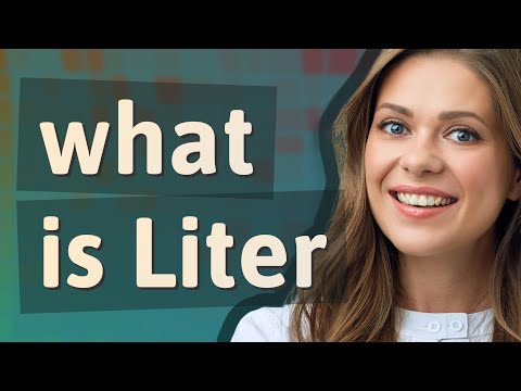 Liter | meaning of Liter