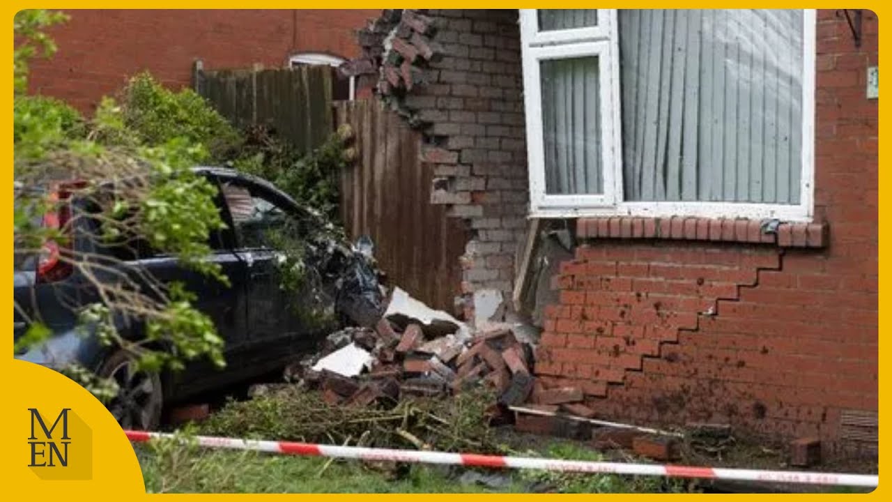 Bricks collapse and residents evacuated after car smashes into Greater ...