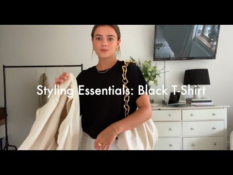STYLING ESSENTIALS: BLACK T-SHIRT | LAUREN GRACE