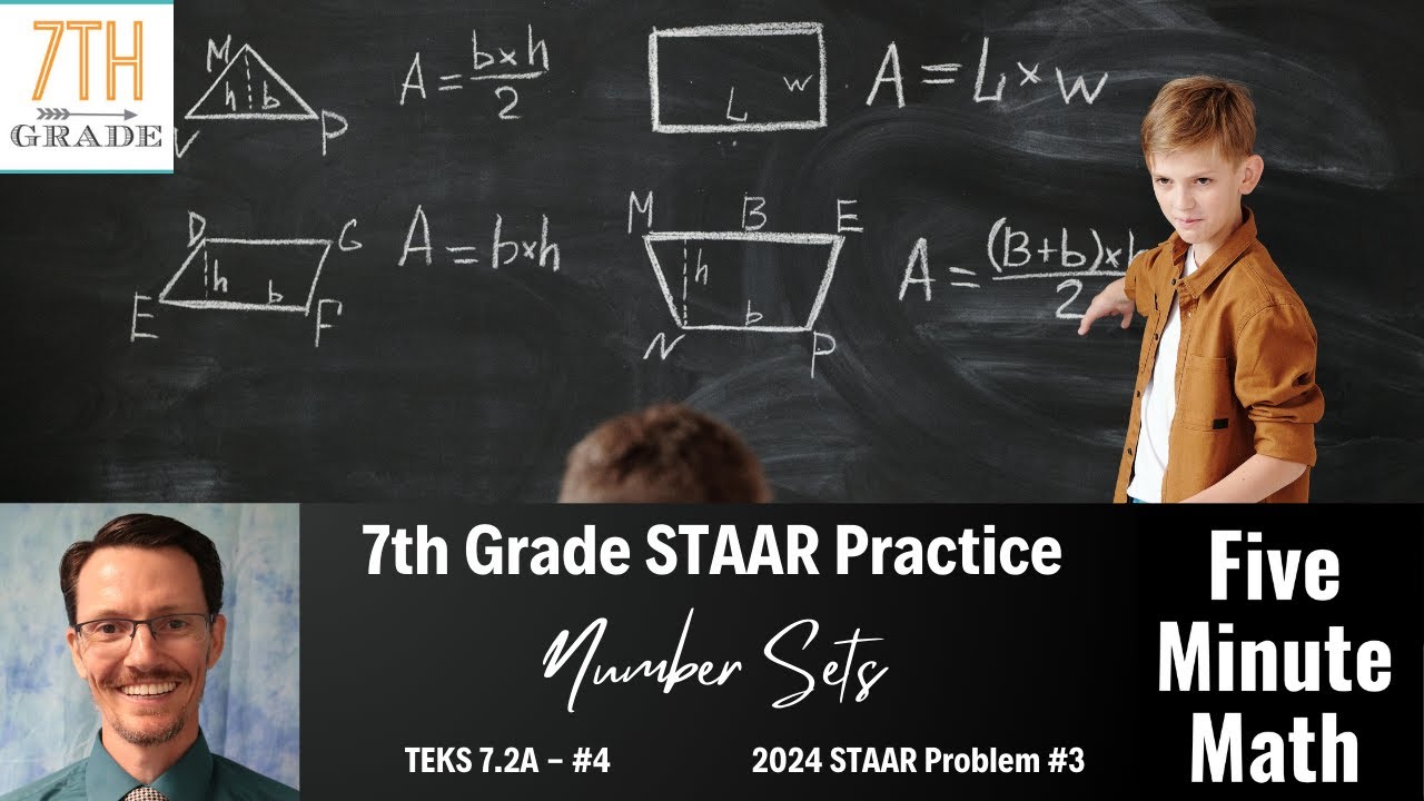 7th Grade STAAR Practice Number Sets (7.2A - #4)